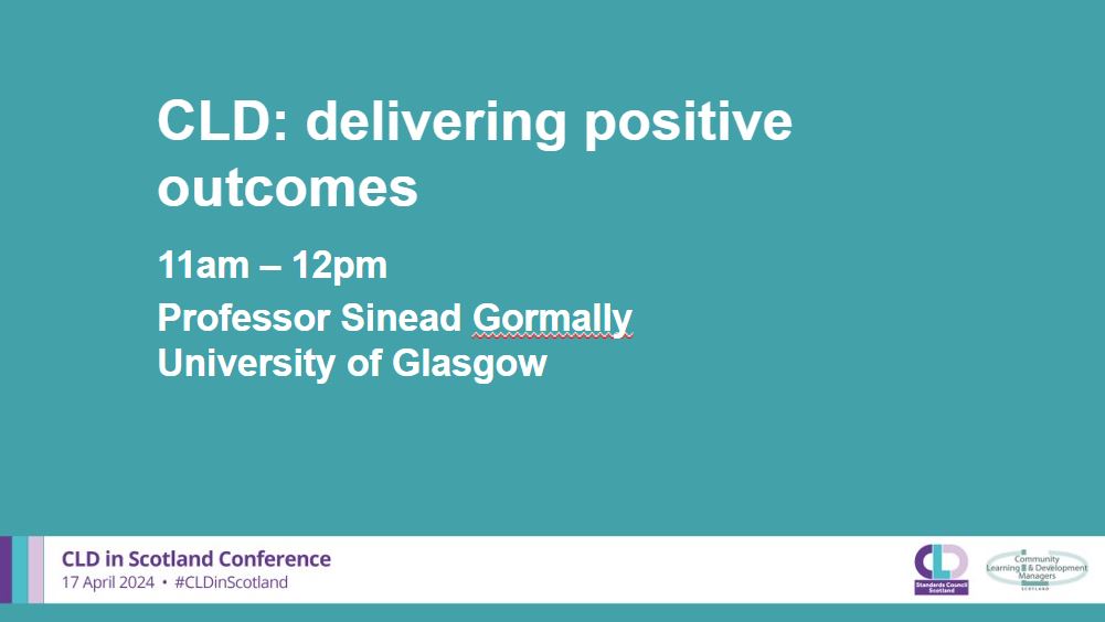 Topic: CLD: Delivering Positive Outcomes | CLD in Scotland Conference ...